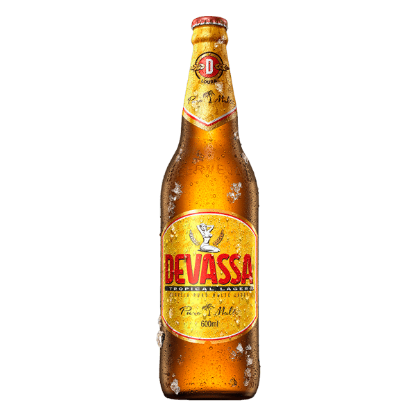 Cerveja Devassa Tropical Lager Loura 600ml - superprix