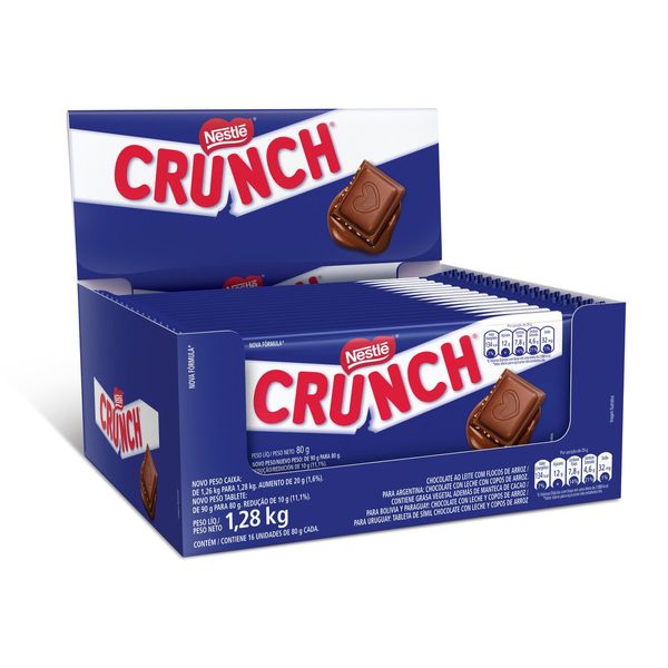 Tablete Chocolate Nestle Crunch 80g - superprix
