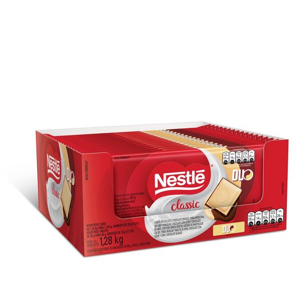 Tablete Chocolate Nestle Classic Duo 80g - superprix
