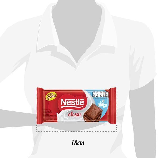 Tablete Chocolate Nestle Classic Leite 80g - superprix